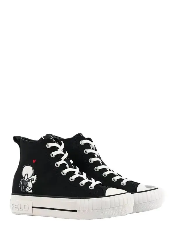 Karl Lagerfeld Kampus Max High-top Sneakers - Black