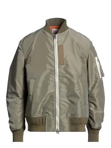 Sacai Bomber Military Nylon Jacket - Green