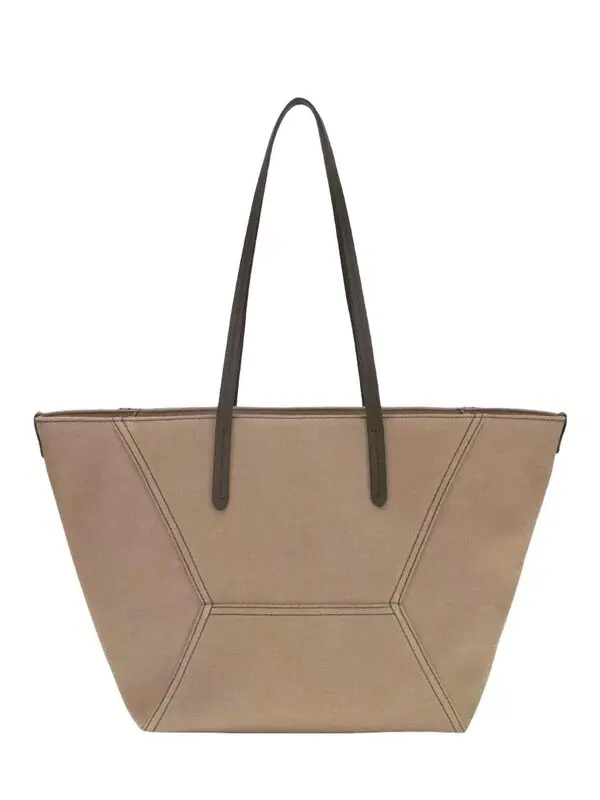 Brunello Cucinelli Monili Embellished Tote Bag - Neutrals