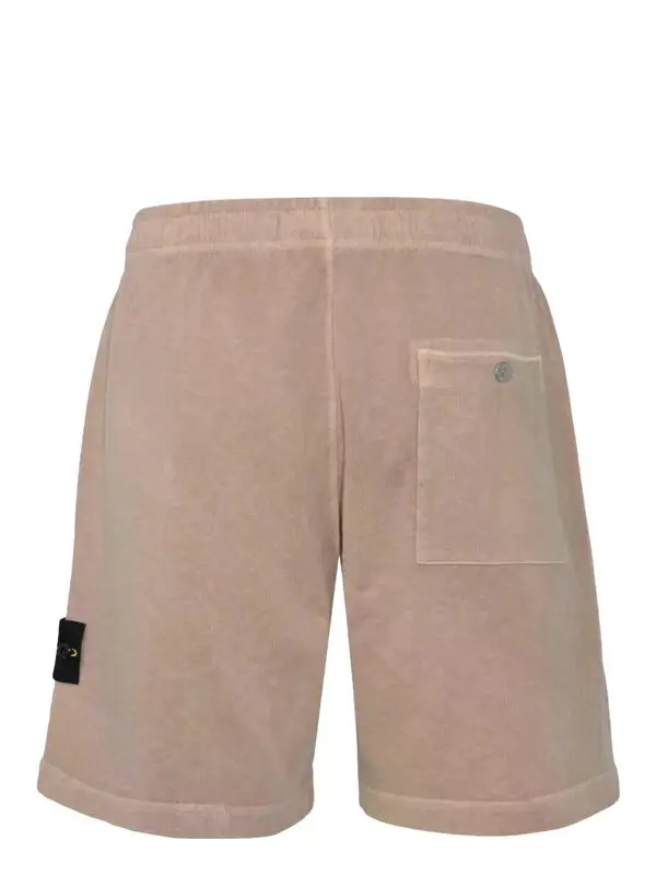 Stone Island Logo Patch Drawstring Shorts - Neutrals
