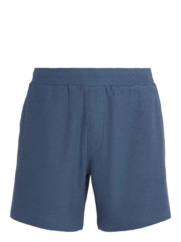 Paige Bouclé Elijah Shorts - Blue