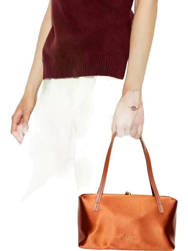 JIL SANDER Goji Pillow Small Shoulder Bag - Brown