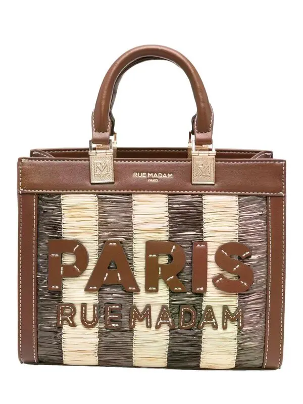 RUE MADAM PARIS Mini Tangeri Tote Bag - Brown