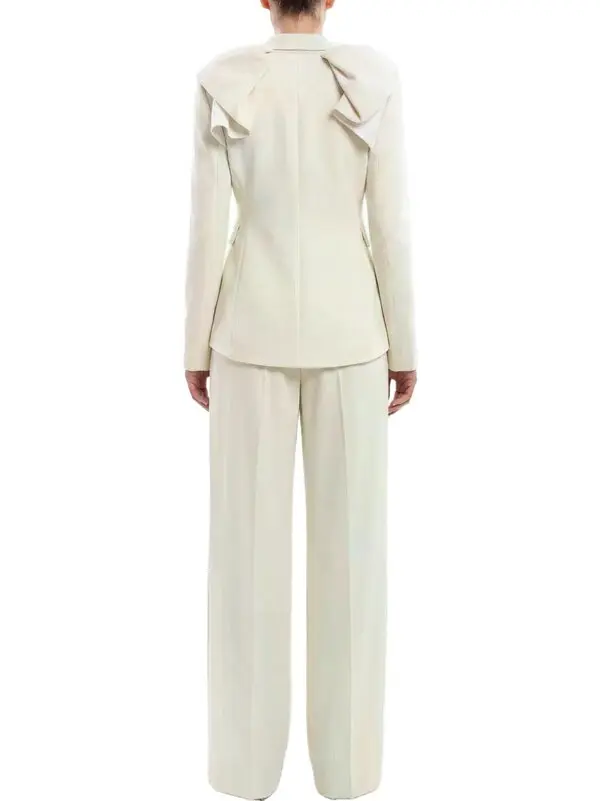 SAIID KOBEISY Tailored Blazer Jacket - Neutrals