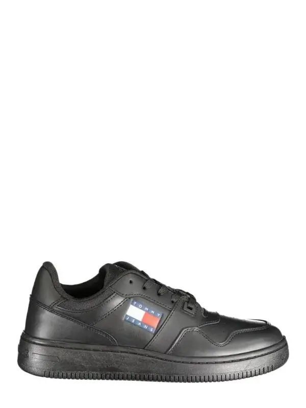 Tommy Hilfiger Logo Patch Sneakers - Black