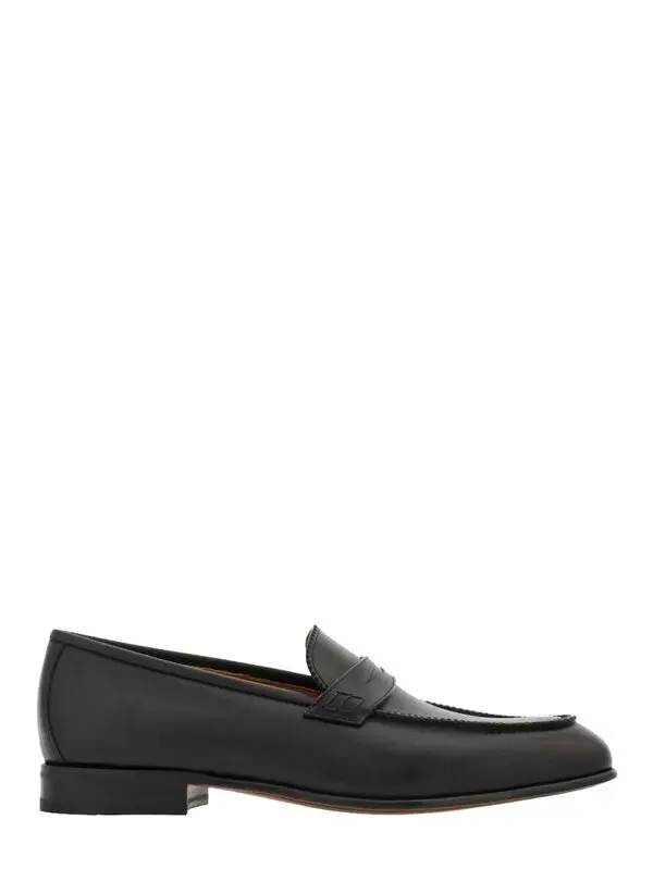 FERRAGAMO Penny Loafers - Black