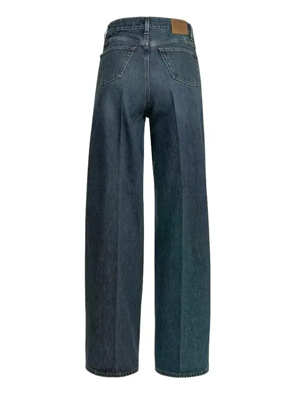 TOTEME Pressed-crease Wide-leg Jeans - Blue