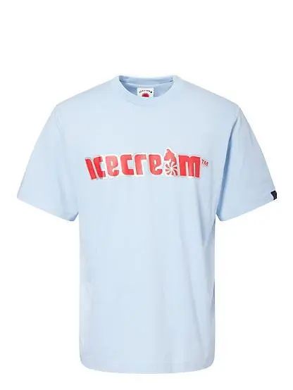 ICECREAM Soft Serve Cotton T-shirt - Blue