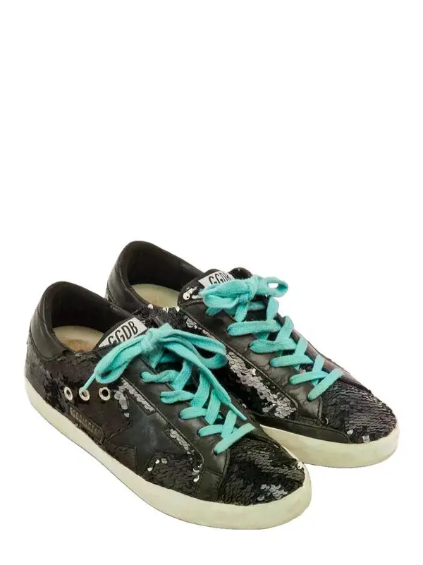 GOLDEN GOOSE Super-star Sneakers - Black