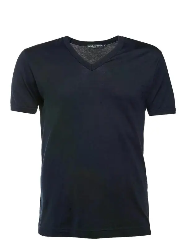 Dolce & Gabbana V-neck T-shirt - Black