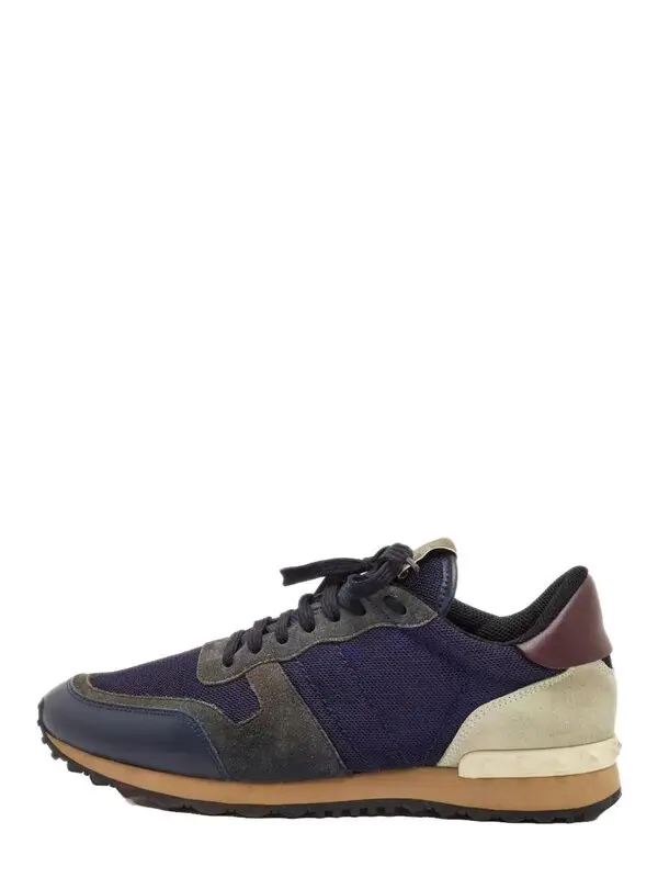 Valentino Garavani Rockrunner Panelled Sneakers - Blue