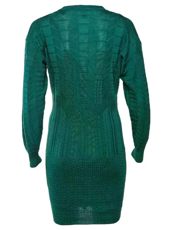 Missoni Knitted Midi Dress - Green