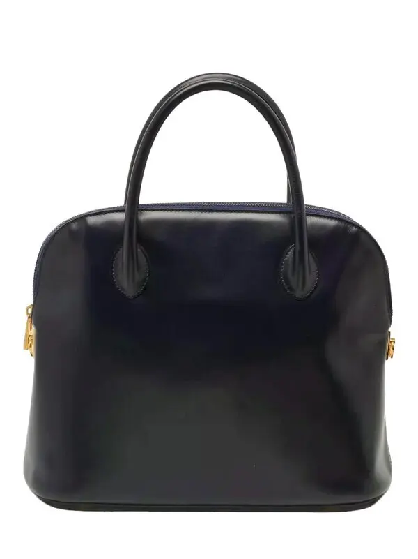 Celine Dome Leather Tote Bag - Blue