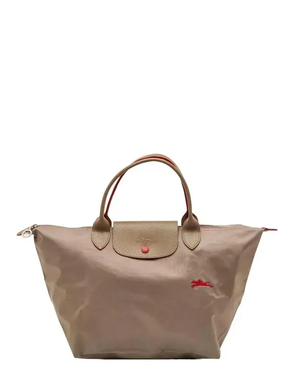 Longchamp Le Pliage Leather-trim Tote Bag - Neutrals