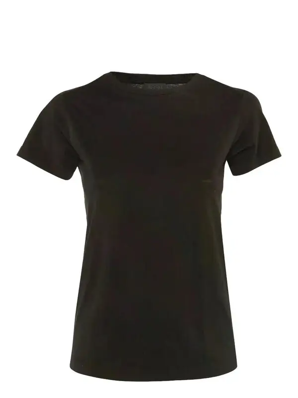 Moncler Logo Striped T-shirt - Black
