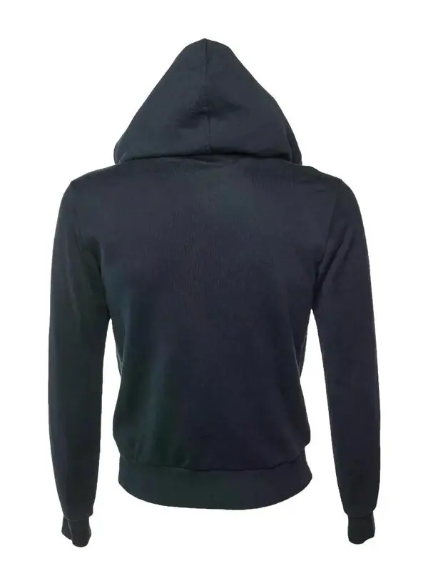 Dolce & Gabbana Zip-up Cotton Hoodie - Blue