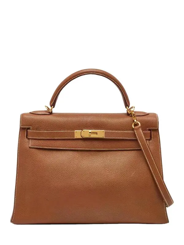 Hermès Kelly Sellier 32 Shoulder Bag - Brown