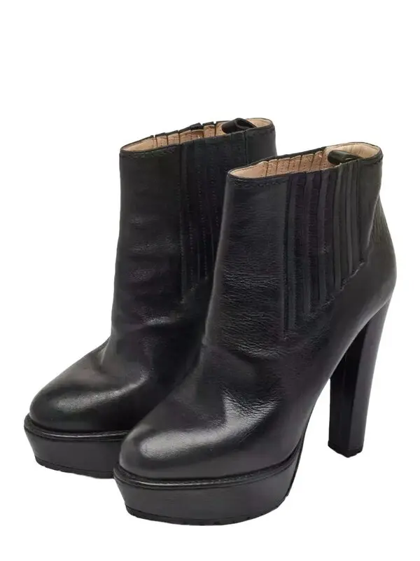 Prada Platform Ankle Boots - Black