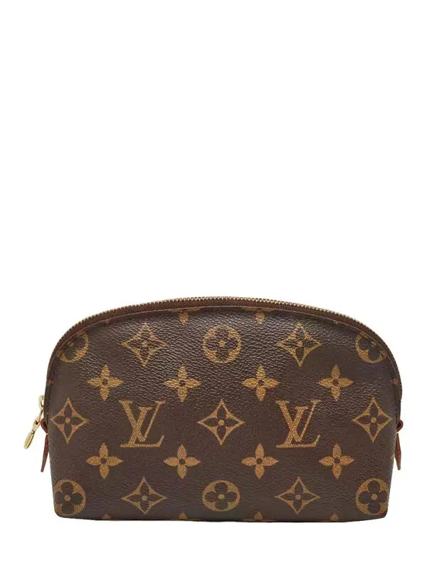 LOUIS VUITTON Monogram Canvas Cosmetic Pouch - Brown