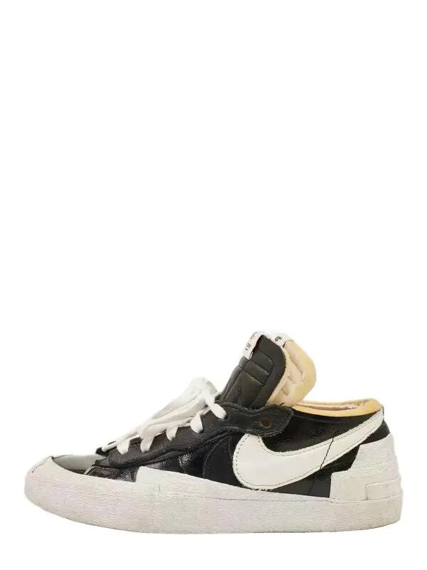 Nike X Sacai Blazer Leather Sneakers - Black