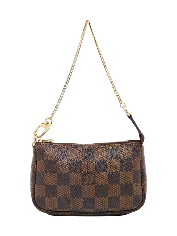 LOUIS VUITTON Mini Pochette Accessoires Tote Bag - Brown
