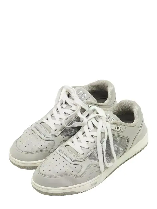 Dior B27 Leather Sneakers - Grey