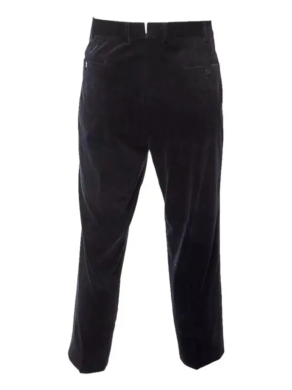 Zegna Tailored Corduroy Trousers - Blue