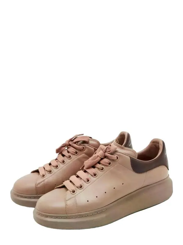 Alexander McQueen Oversized Leather Sneakers - Pink