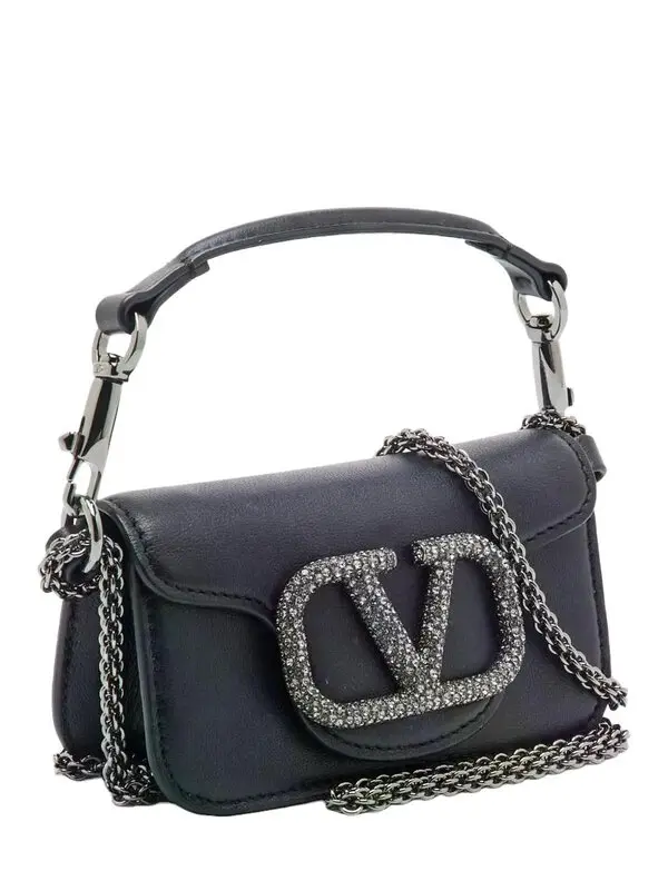 Valentino Garavani Vlogo Loco Crossbody Bag - Black