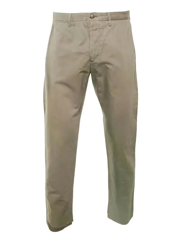 Ermenegildo Zegna Cotton Trousers - Neutrals