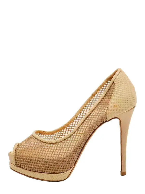 GIUSEPPE ZANOTTI Lizard-embossed Pumps - Neutrals