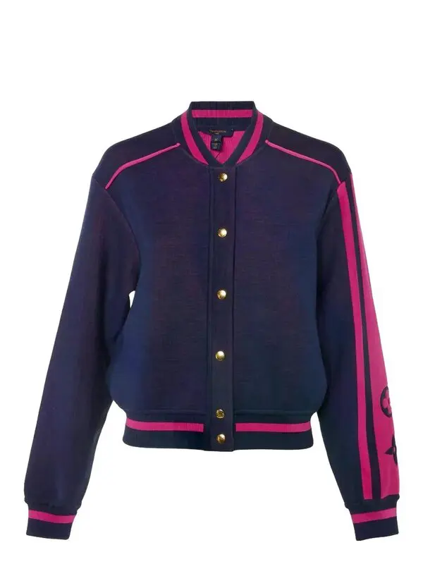 LOUIS VUITTON Monogram Bomber Jacket - Blue