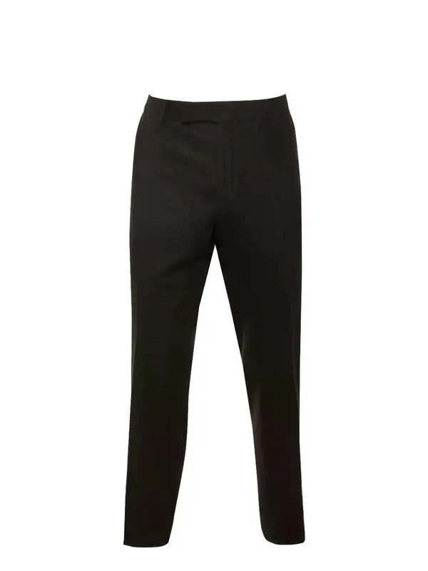 TOM FORD Wool Straight-leg Trousers - Black