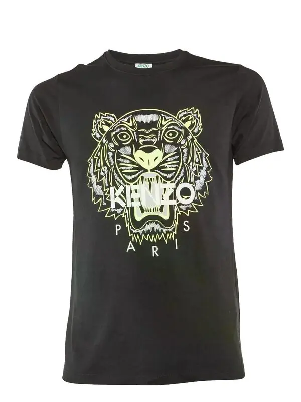 Kenzo Tiger-print T-shirt - Black