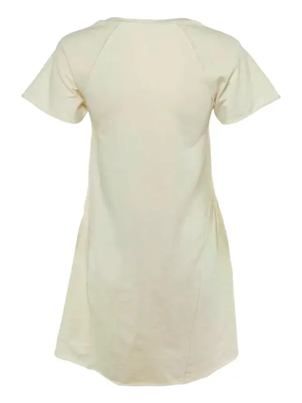 Miu Miu Pleated T-shirt Dress - Neutrals
