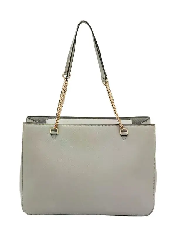 Dkny Saffiano Leather Tote Bag - Grey