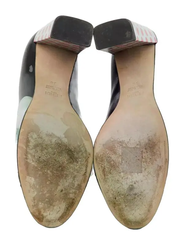 Fendi Polka-dot Pumps - Black