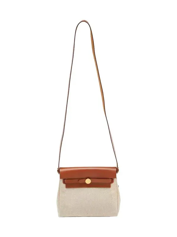 Hermès Herbag Zip Shoulder Bag - Neutrals