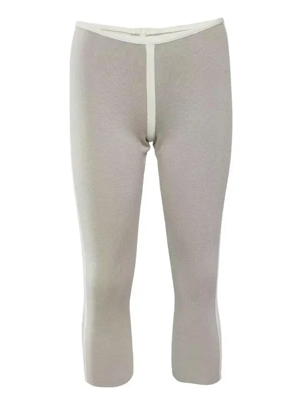 Marni Beige Knit Cropped Trousers - Neutrals