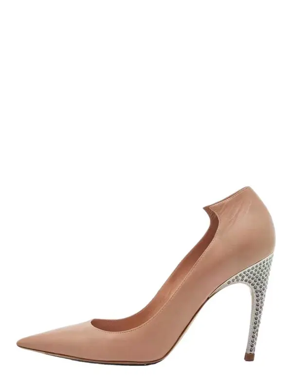 Dior Crystal-embellished Pointed-toe Pumps - Neutrals