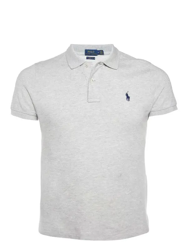Polo Ralph Lauren Medium Pique Skinny-fit Polo T-shirt - Grey