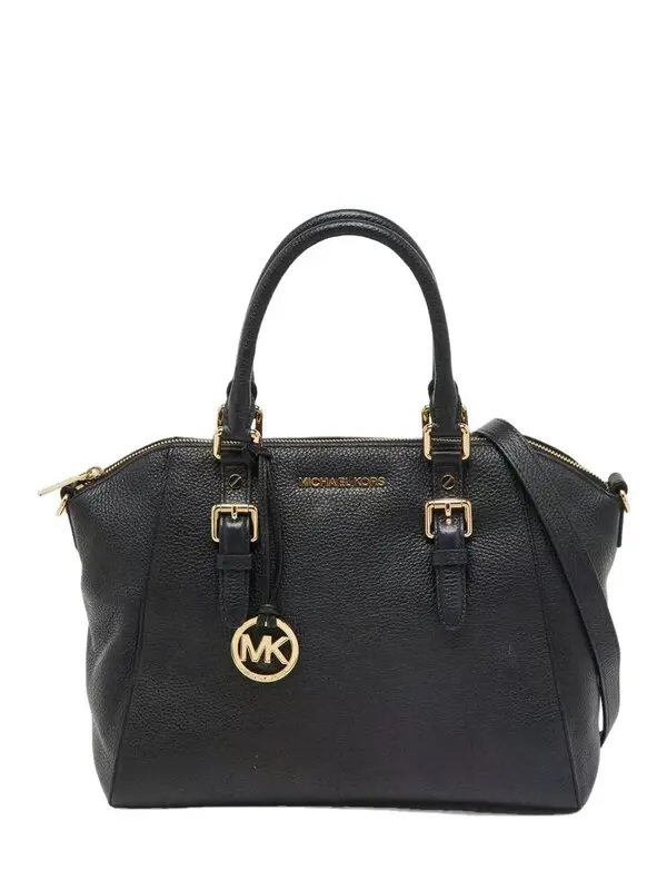 Michael Kors Medium Logo-detail Tote Bag - Black