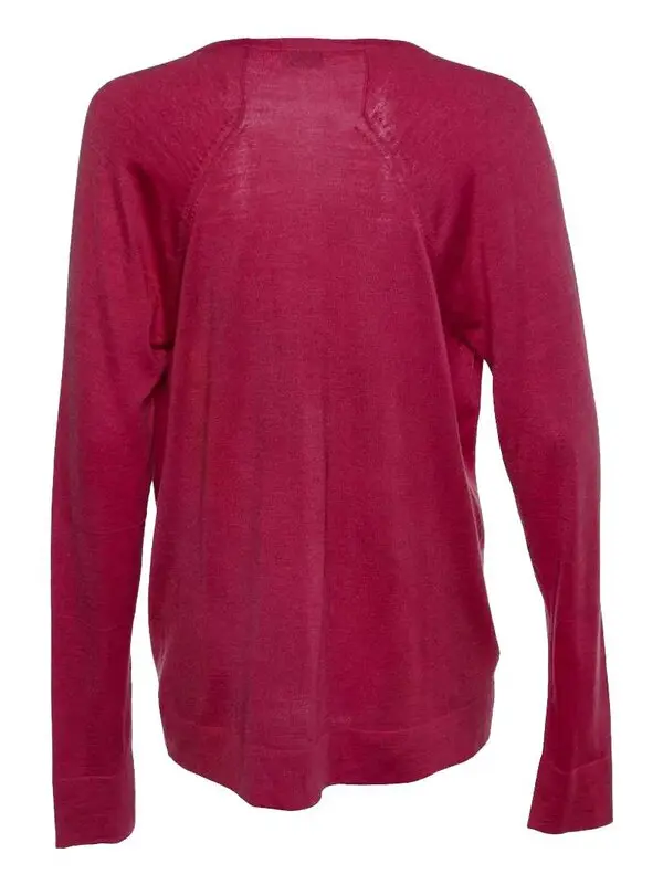 Balenciaga V-neck Button-front Cardigan - Pink