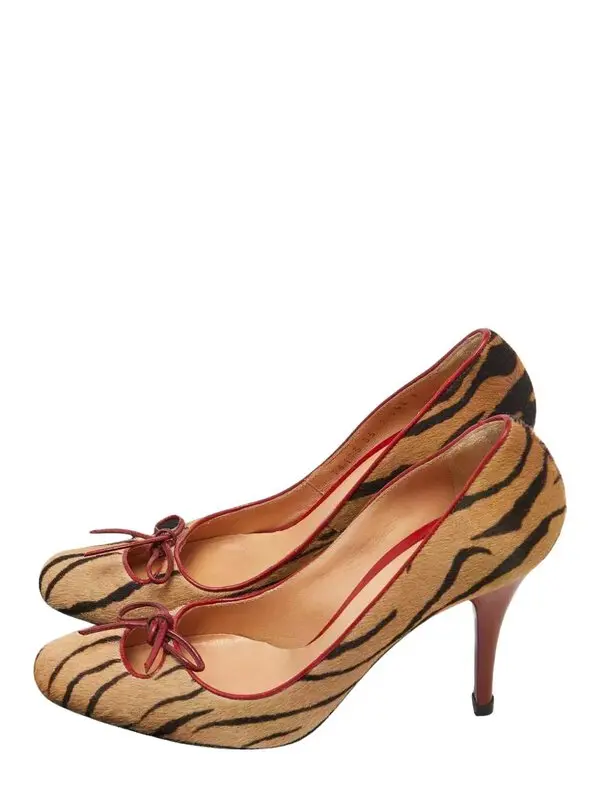 Casadei Zebra-print Calf Hair Pumps - Neutrals