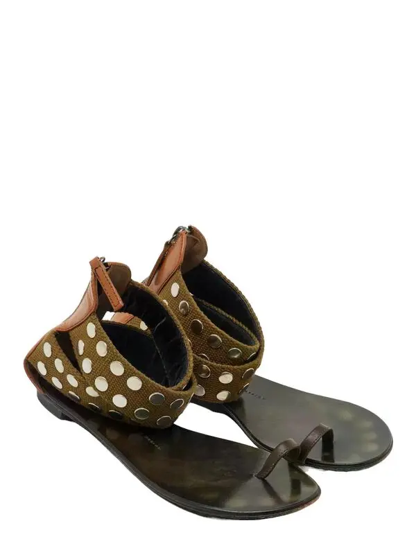 GIUSEPPE ZANOTTI Embellished Sandals - Green