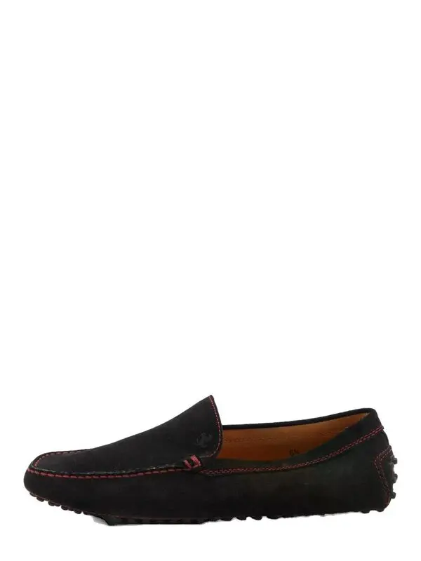 TOD'S Suede Loafers - Black