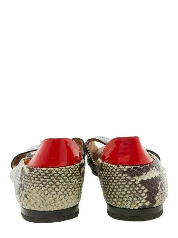 GIUSEPPE ZANOTTI D'orsay Flat Sandals - Grey