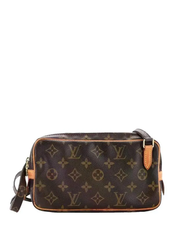 LOUIS VUITTON Monogram Canvas Pochette Marly Bandouliere Bag - Brown
