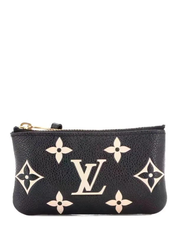 LOUIS VUITTON Bicolor Monogram Empreinte Giant Pouch - Black