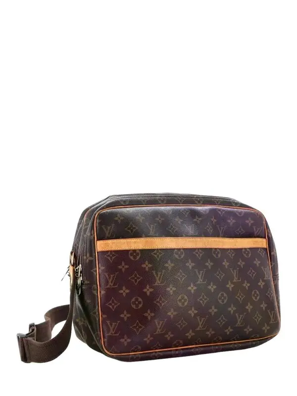 LOUIS VUITTON Monogram Canvas Reporter Gm Bag - Brown
